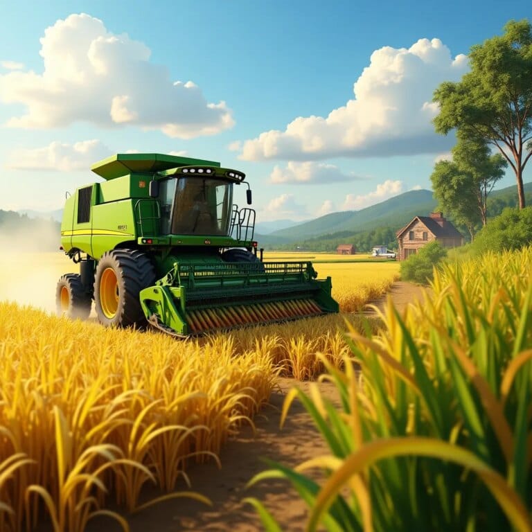 Optimal rice harvest and oil production in Farming Simulator 25 - Game post